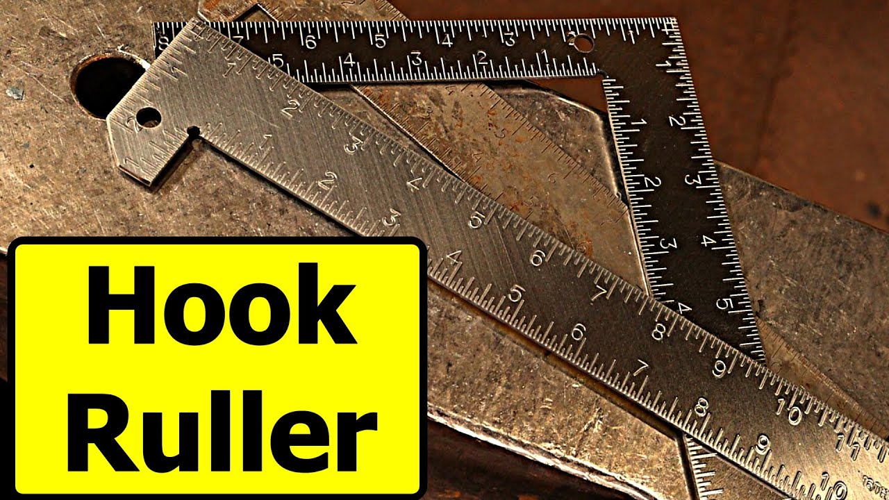 Making Hook Ruler - Blacksmithing shop tip