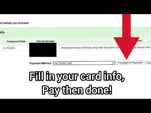 How to pay parking saman ticket online