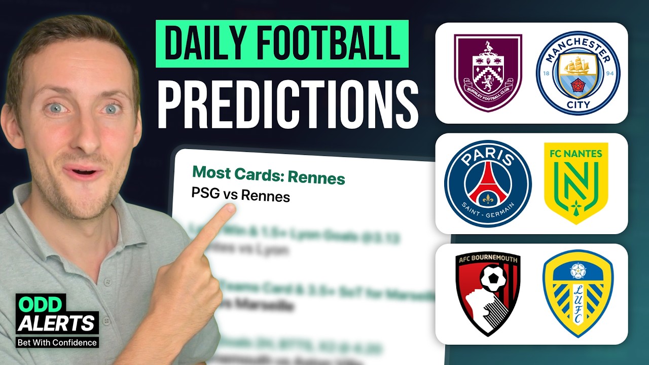 Football Predictions Today: 3 Midweek Games (Premier League, Ligue 1 Betting Tips)