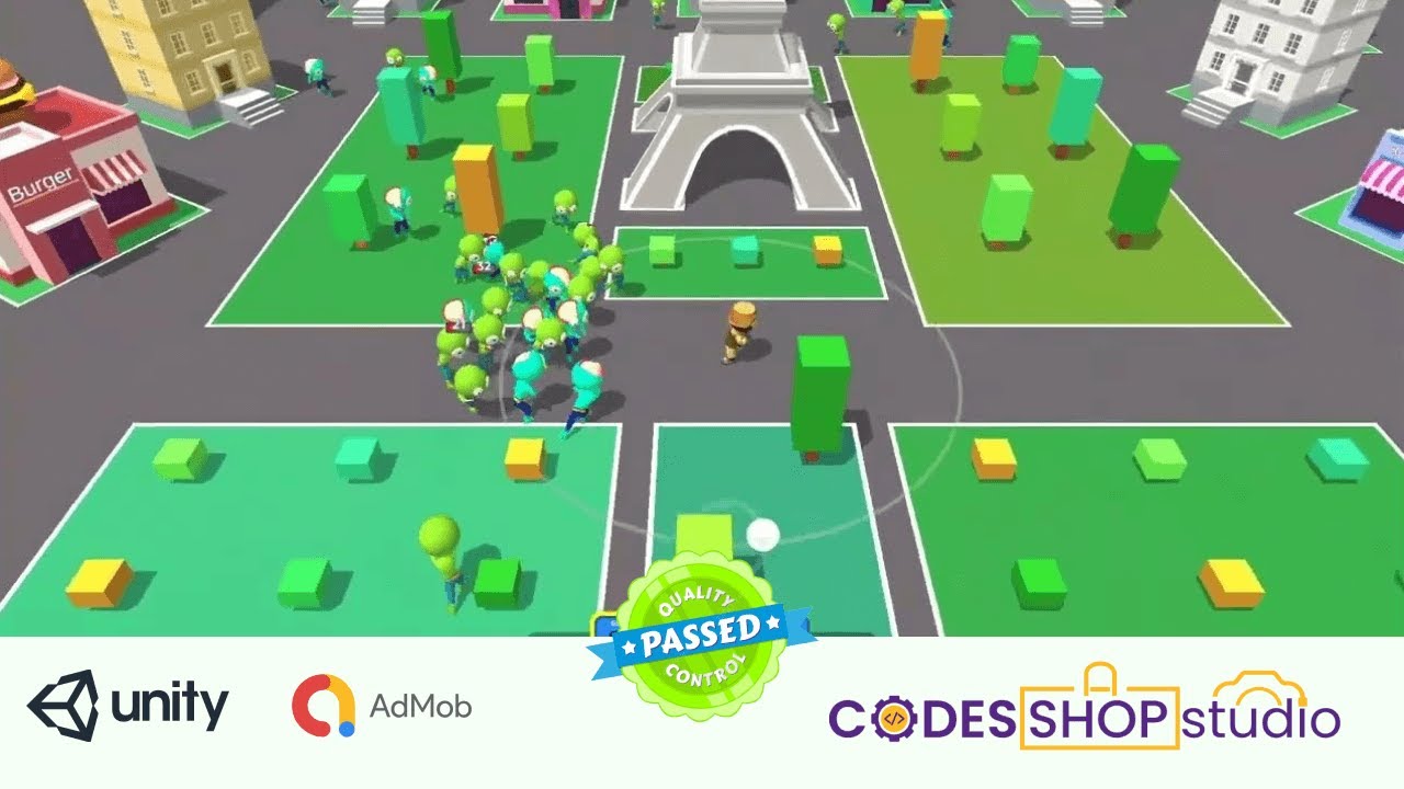 Zombie Slayer | fight | battal | Unity source Code