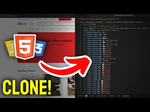 How to Clone a Website Using HTML CSS and JavaScript - Full Guide