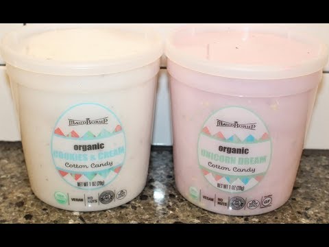 Maud Borup Organic Cotton Candy: Cookies & Cream and Unicorn Dream Review