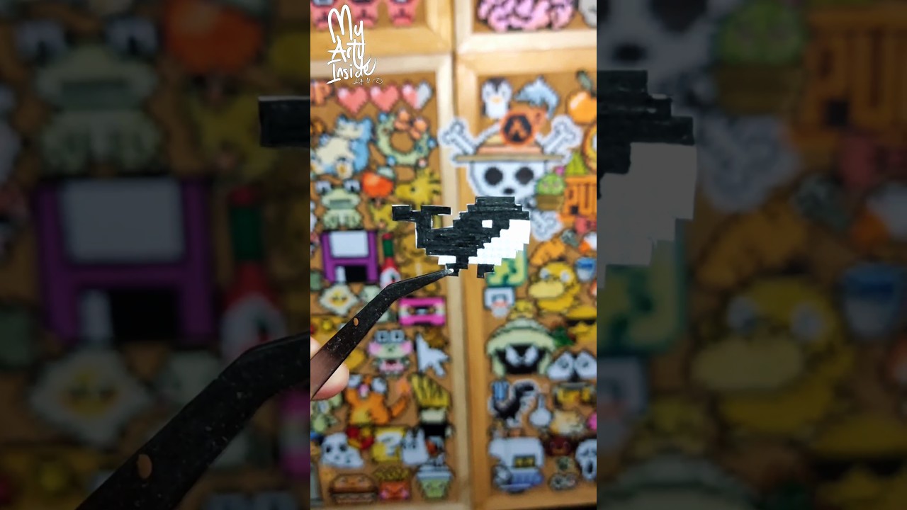 🐋🎨 Tiny Killer Whale in Pixel Art | Cute & Deadly Ocean Vibes 🌊✨