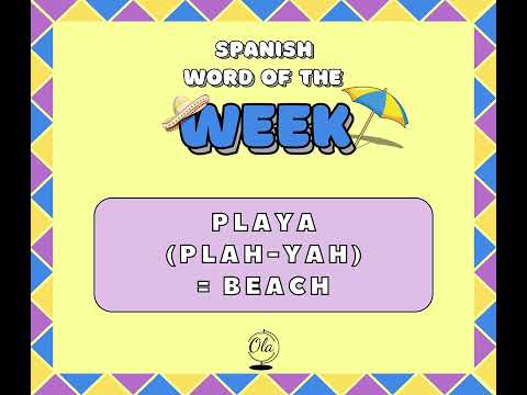 Spanish Word for Beach: Playa! 🌊🏖️ Fun & Easy Language Learning
