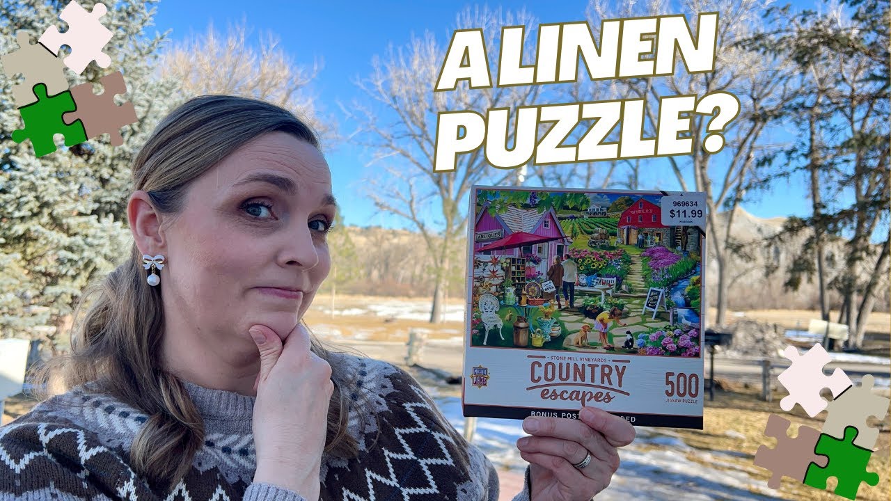 Masterpieces Linen Puzzle Review // Would I Recommend?