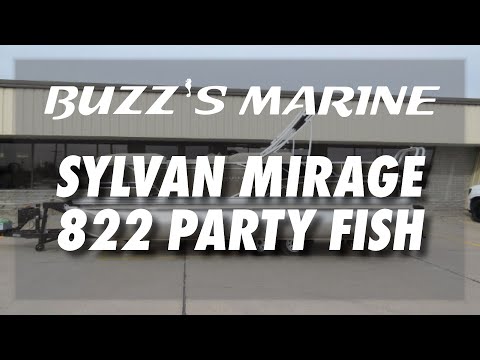 2022 Sylvan Mirage 822 Party Fish | Buzz's Marine | Nebraska Fish Pontoon