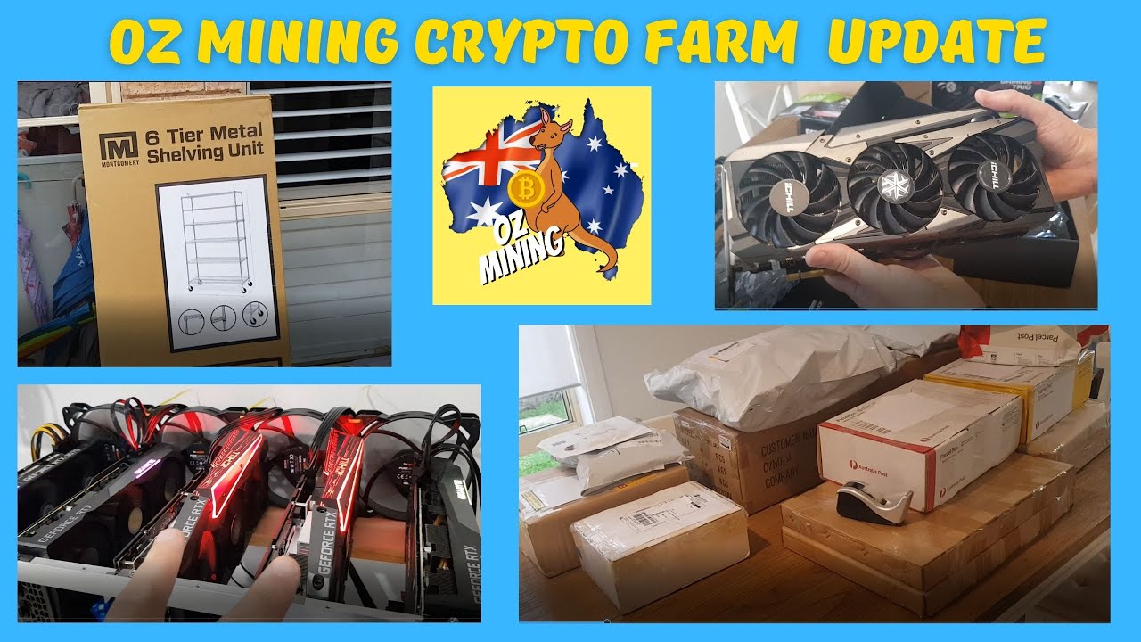 OZ Mining Crypto Farm Update | Expansion plans & new shelves | Unboxing marathon & mining chat 📦🤩🗣👍