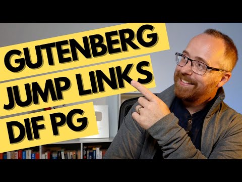 WordPress Gutenberg Anchor (Jump) Links To A DIFFERENT Page