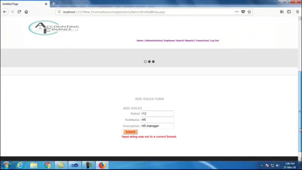 Accounting Management System | Student Projects