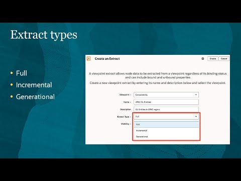 Overview of Data Extracts