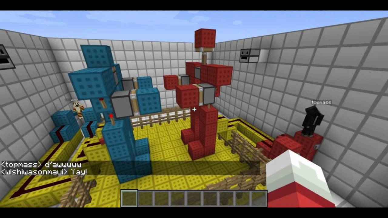 Minecraft Captures The Action Of Battle Bots