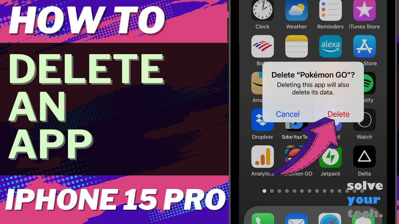 How to Delete an App on iPhone 15 Pro