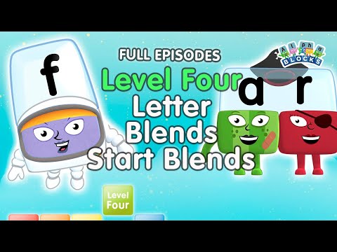 #HomeSchool - Alphablocks | Letter Blends: Making a Word! | Learn to Read