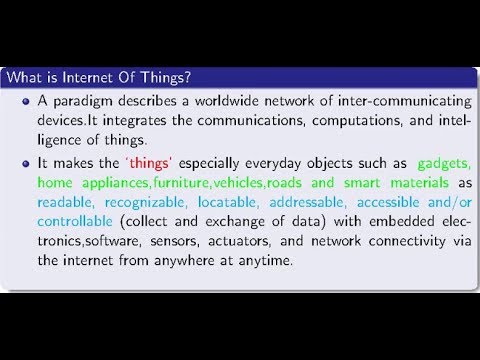 IoT: Internet of things and its applications