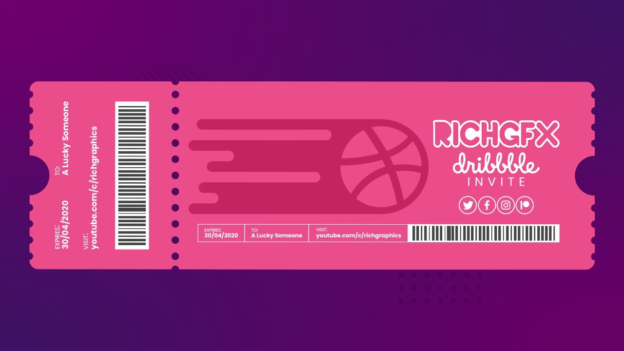 Custom Ticket Design in Adobe Illustrator – Step-by-Step Tutorial