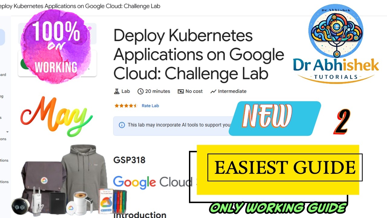 Deploy Kubernetes Applications on Google Cloud: Challenge Lab | MAY #GSP318 Easiest Guide