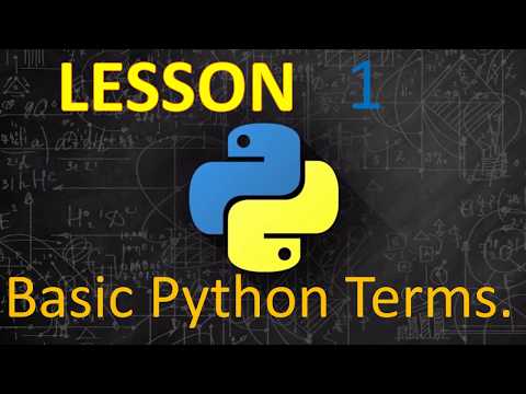 Basic Python Terms