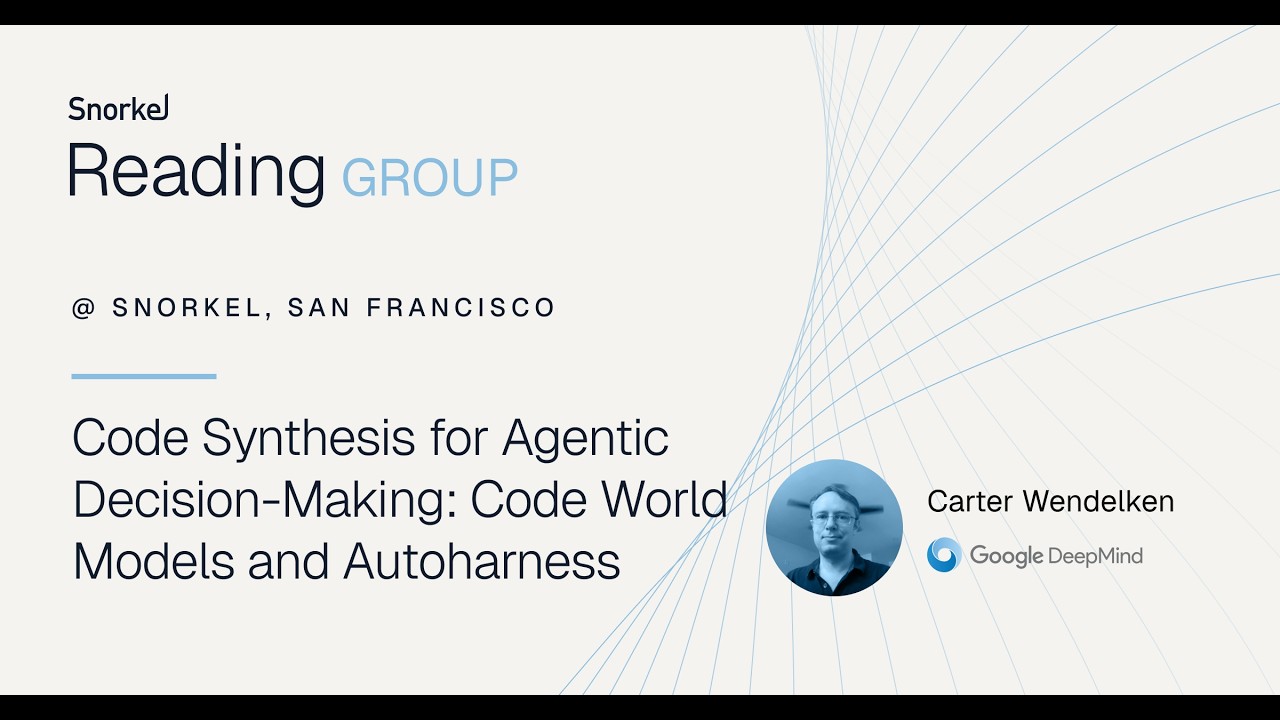 Code World Models with Google DeepMind's Carter Wendelken