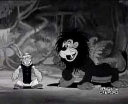 Popeye and Bluto in FIGHTIN’ PALS: A bromedy