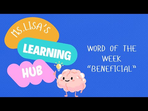 Word of the Week: Beneficial | Learn English Vocabulary in 60 Seconds!