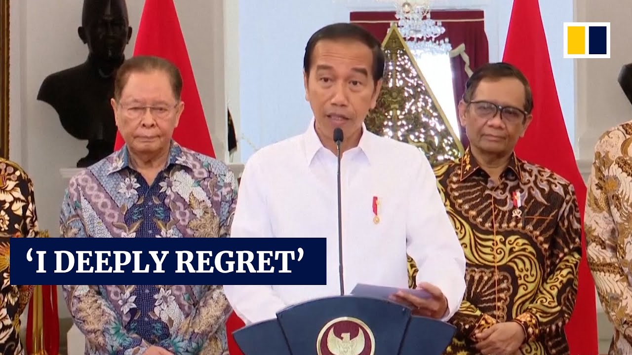 Indonesian president Widodo admits historical rights violations in the country