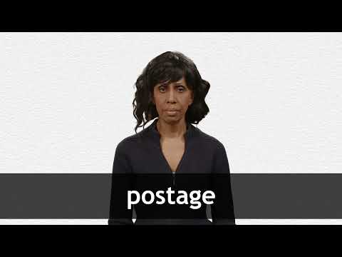 POSTAGE definition and meaning | Collins English Dictionary