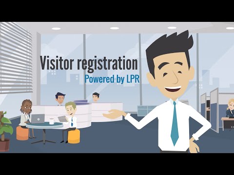 Visitor Registration powered by LPR