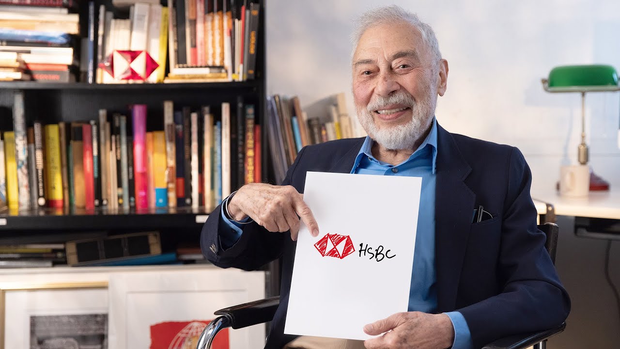Henry Steiner's Hexagon sketch for HSBC's 160th Anniversary