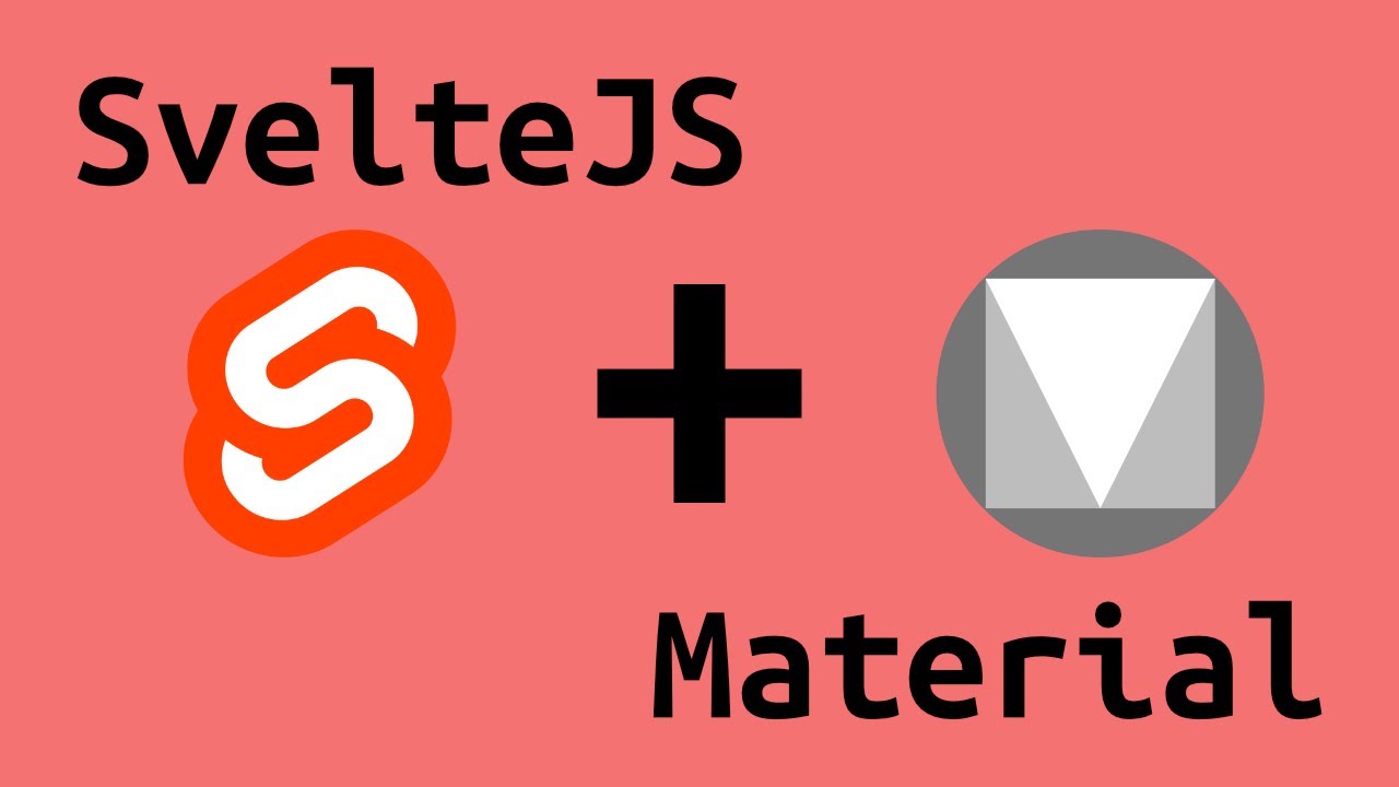 How To Use Material Design Components (Web) In A Svelte App - SvelteJS Material Components Tutorial