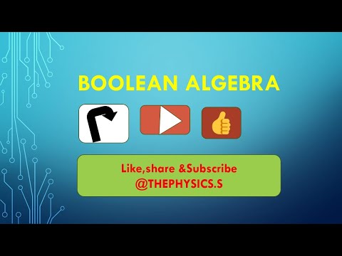 Laws of Boolean Algebra | Rules & Laws of boolean algebra | Distributive Law | Associative Law