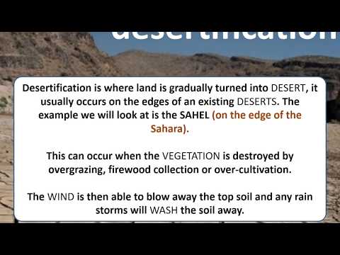 Lesson 14 Desertification in the Sahel