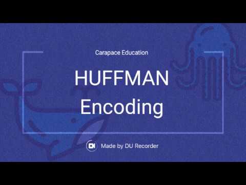 HUFFMAN CODING WITH EXAMPLE
