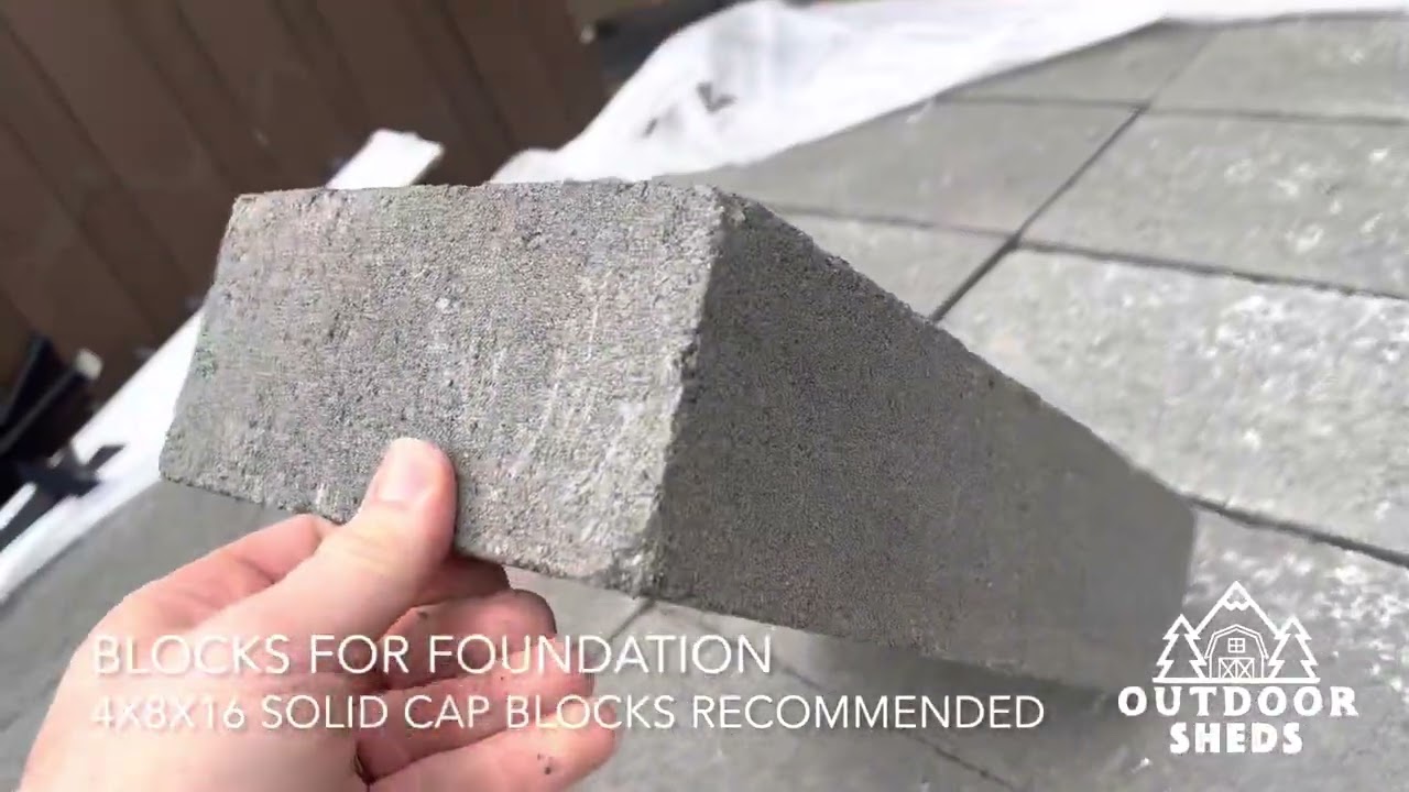 Cap Blocks - For Shed Foundation Leveling