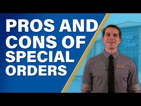 What Are The Pros And Cons Of Special Order Furniture