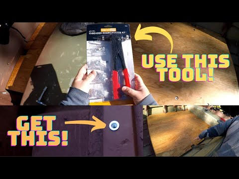 Threaded Insert Rivet Kit from Harbor Freight! #tools #boat #boating