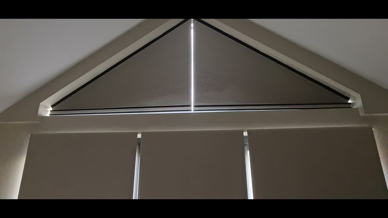 Lex Blinds: How to decorate triangular window