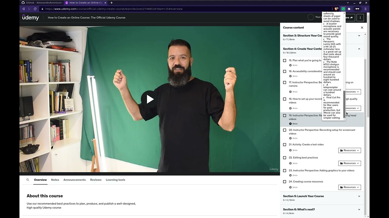 GitHub - AlessandroAnnini/udemy-openai: Generate summaries of Udemy video transcripts using the ...