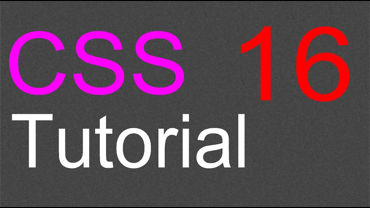 CSS Layout Tutorial - 16 - The Fixed Layout