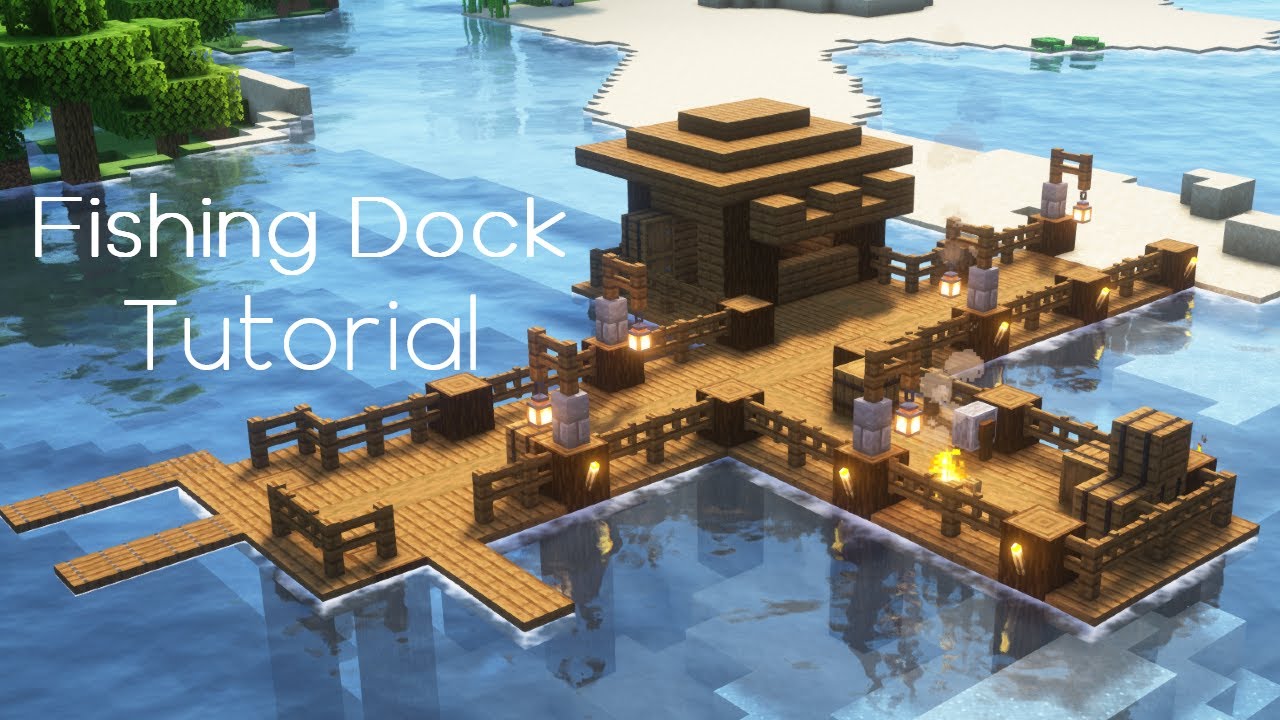Minecraft: Simple Fishing Dock Tutorial! | How To Build 1.21.1