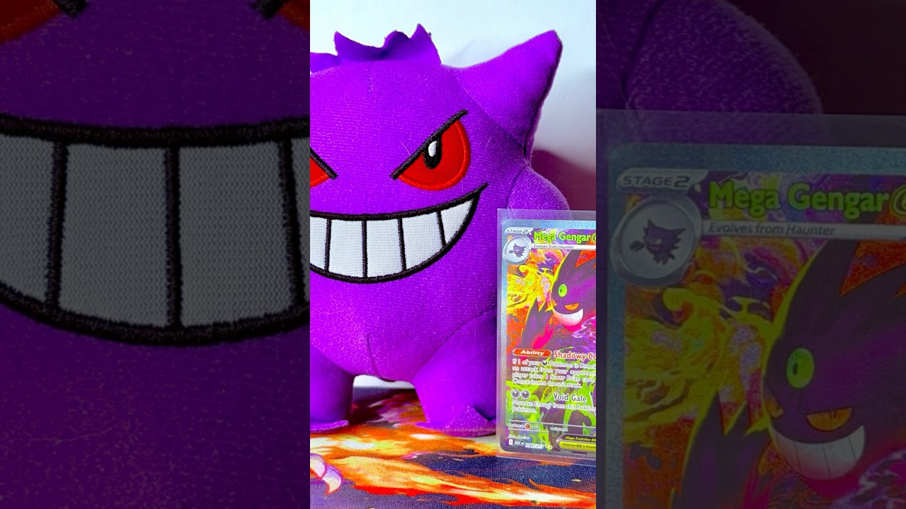 I BOUGHT THE BIGGEST CHASE CARD | Mega Gengar ex SIR  #pokemon #pokemoncards #pokemontcg #shorts