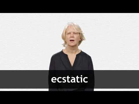 ECSTATIC definition in American English | Collins English Dictionary