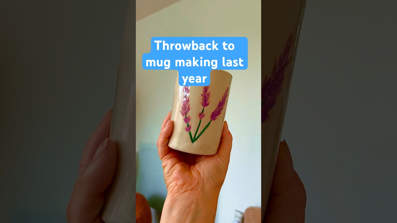 Last year. No measuring, no pattern, just vibes 😂 #handmadeceramics #functionalpottery #ceramicmug