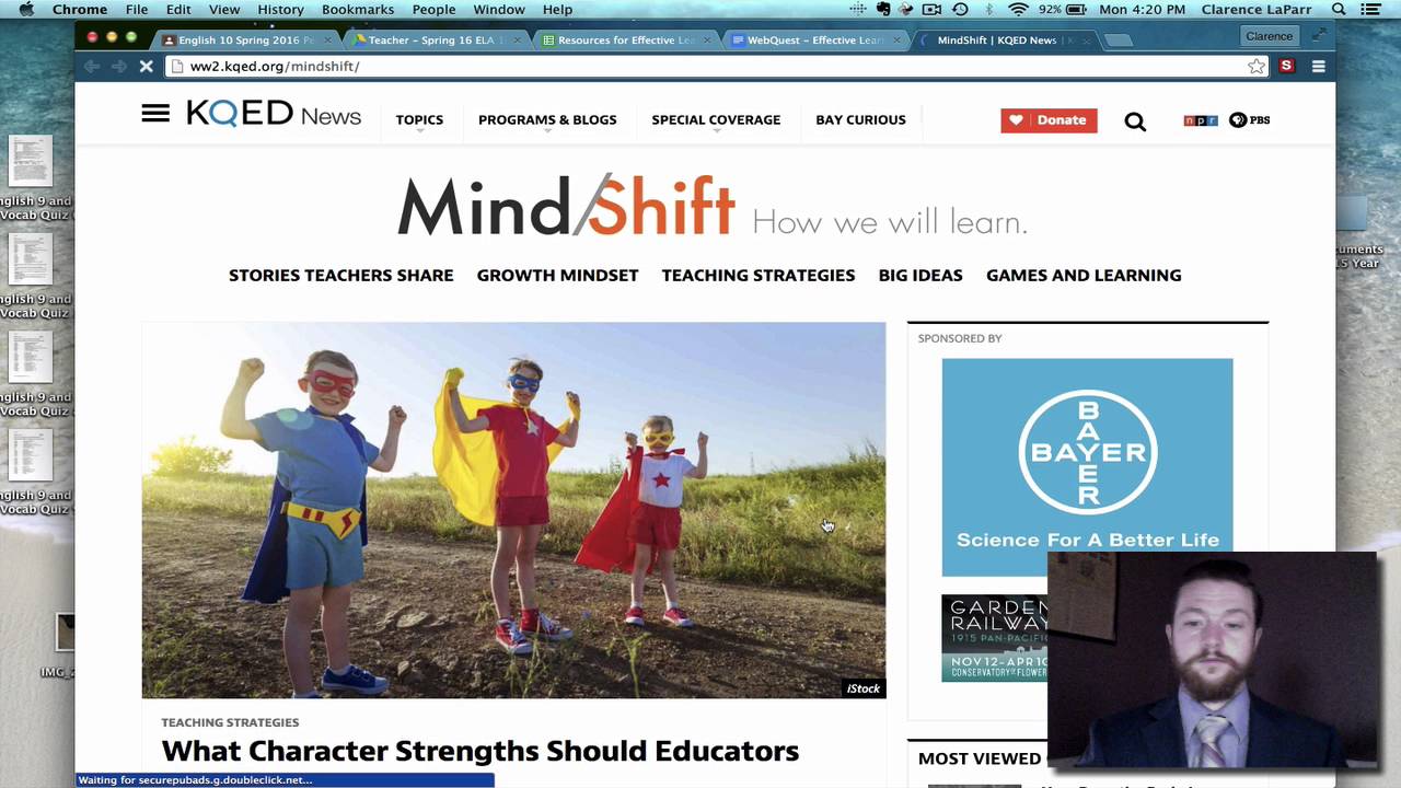 WebQuest for Effective Learning
