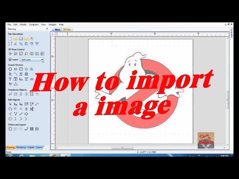 How to import a image into Vectric Aspire and VCarve Pro