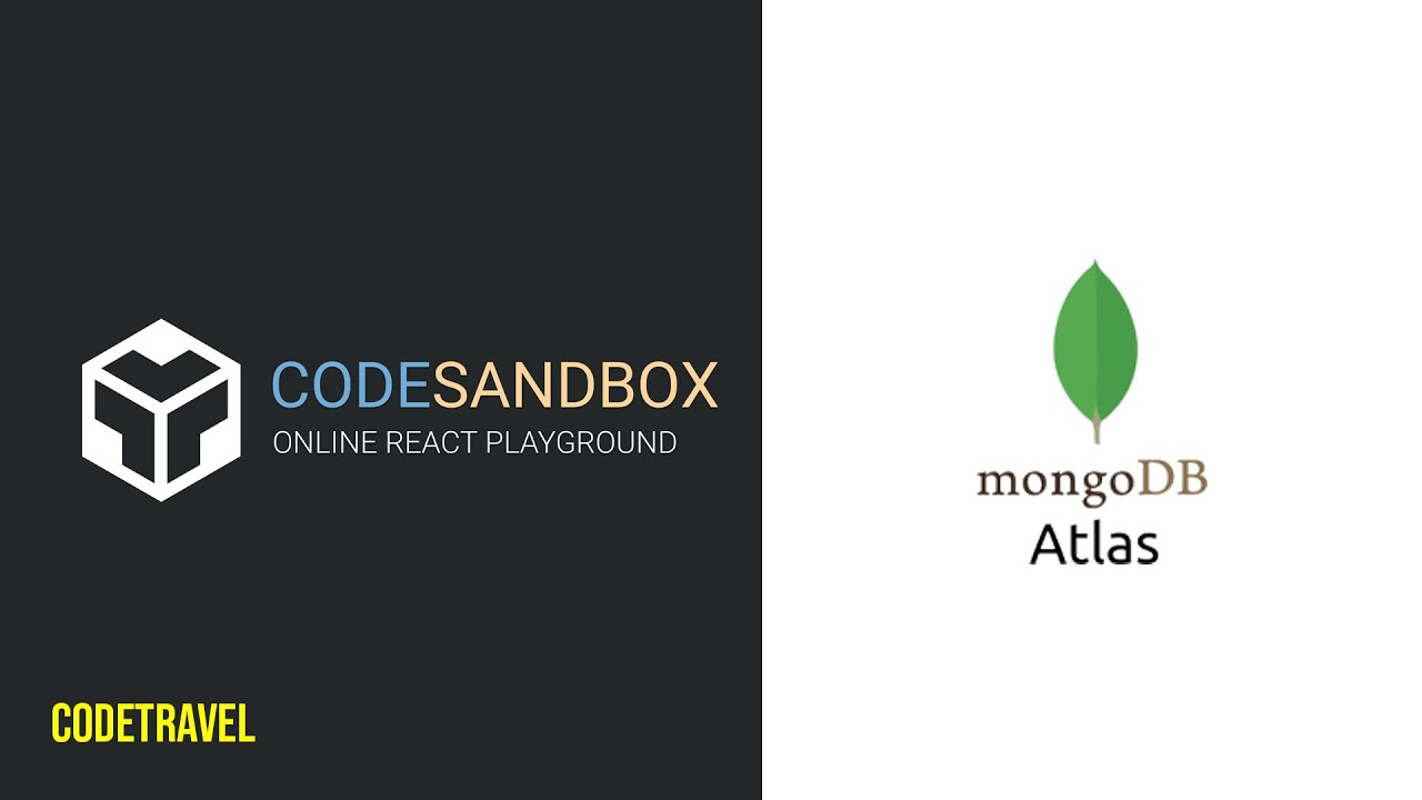 CodeSandBox - NodeJS and MongoDB Atlas Connection - Tryout