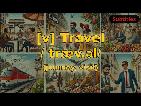 [v] Travel meaning (journey, visit) with 5 examples
