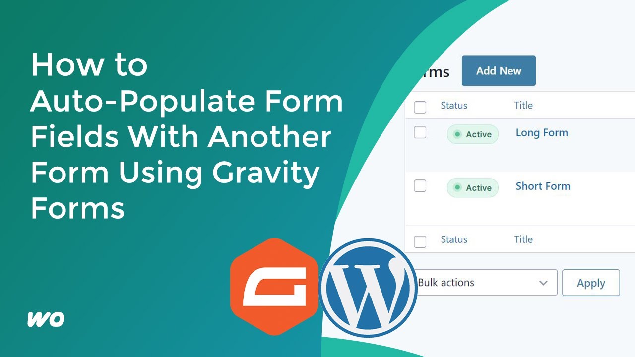 How to Auto Populate Form Fields From Another Form Data Using Gravity Forms | EASY
