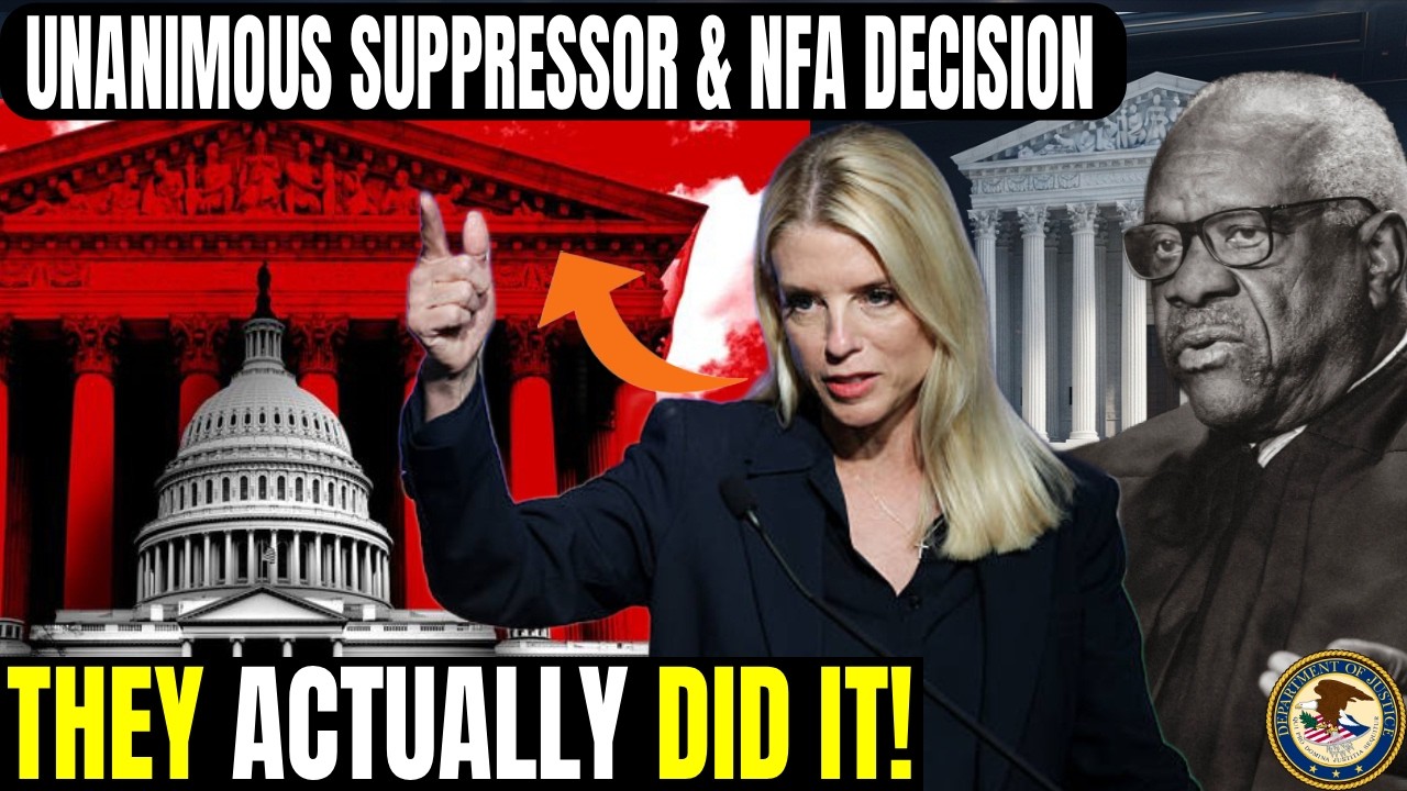 Unanimous Suppressor & NFA Decision Just Arrived After DOJ Flip — Gun Owners Did Not Expect This!