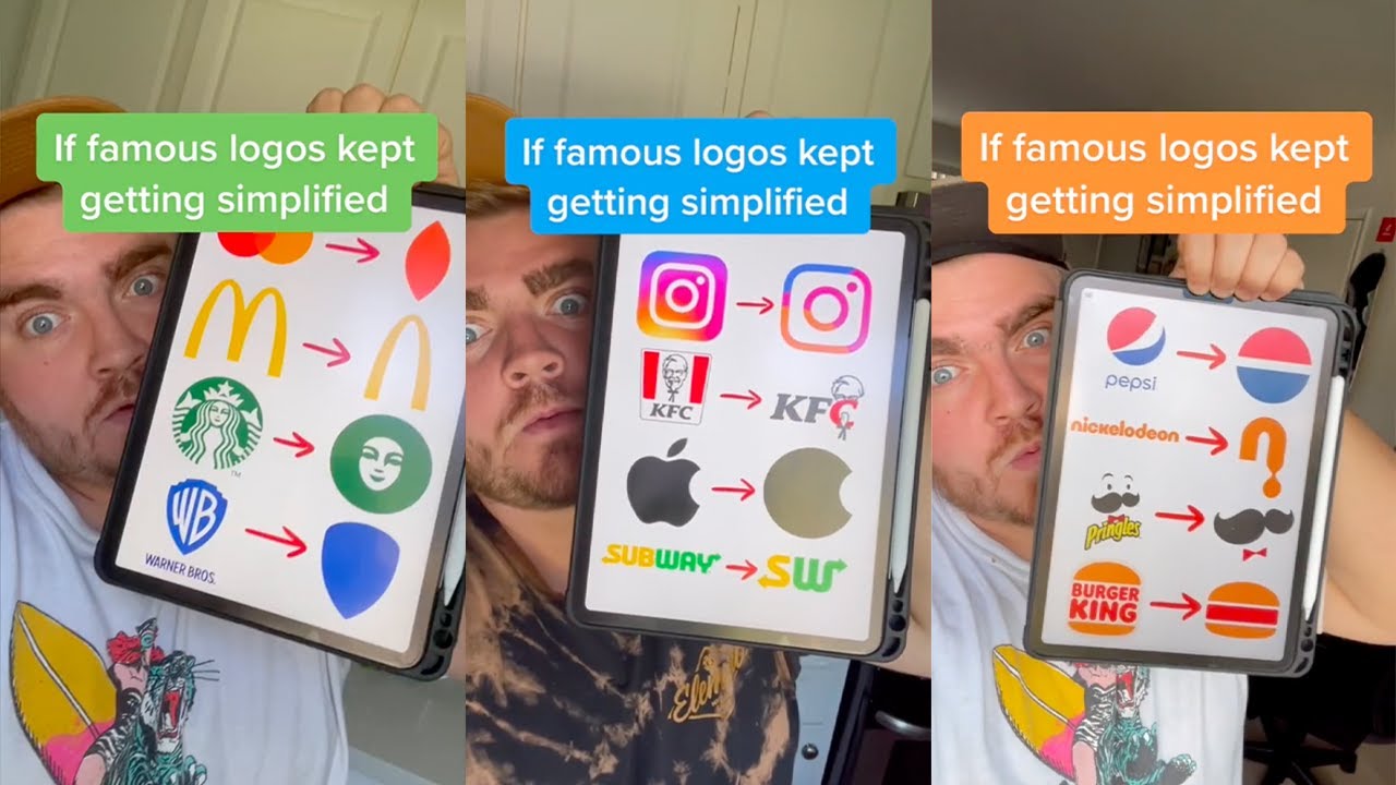 What If Logos Kept Getting Simplified? | Tylietok Shorts Compilation