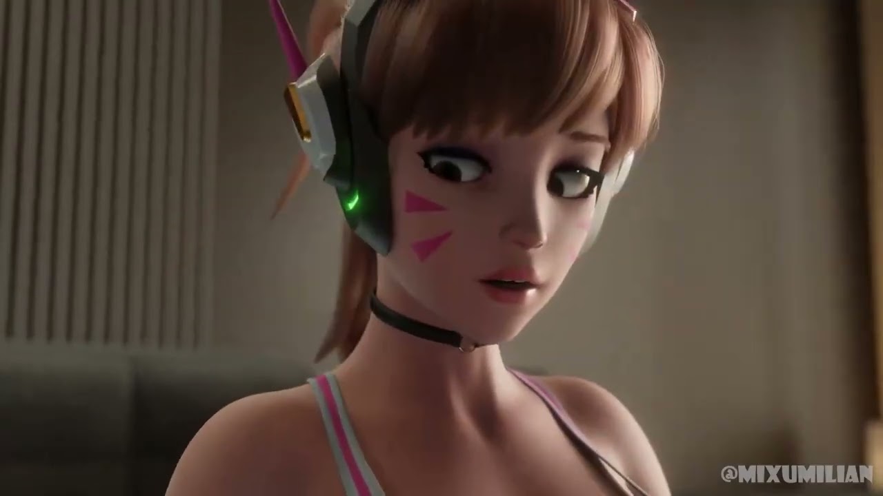 Giantess D.Va animation butt